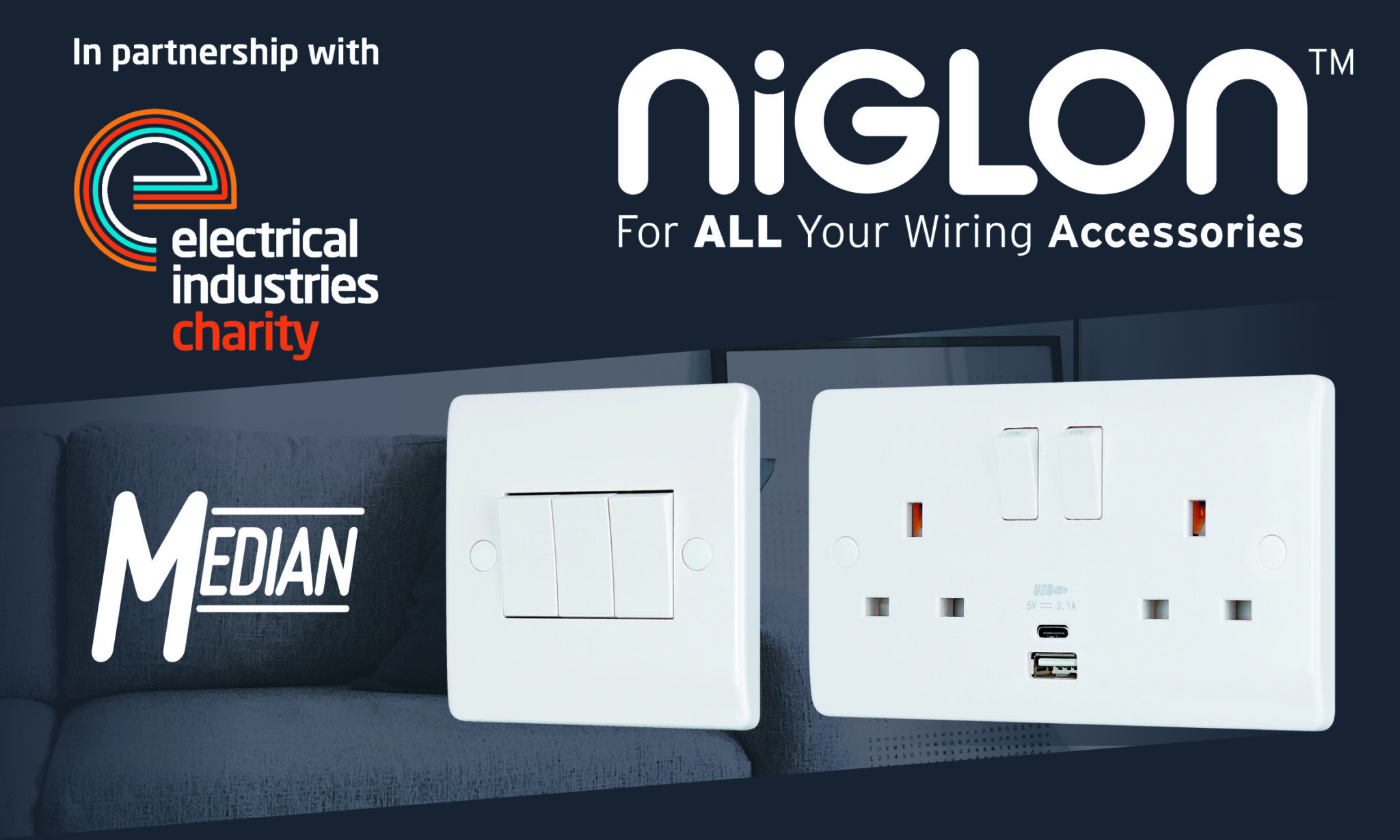 Proud to support electrical charity - Niglon Ltd